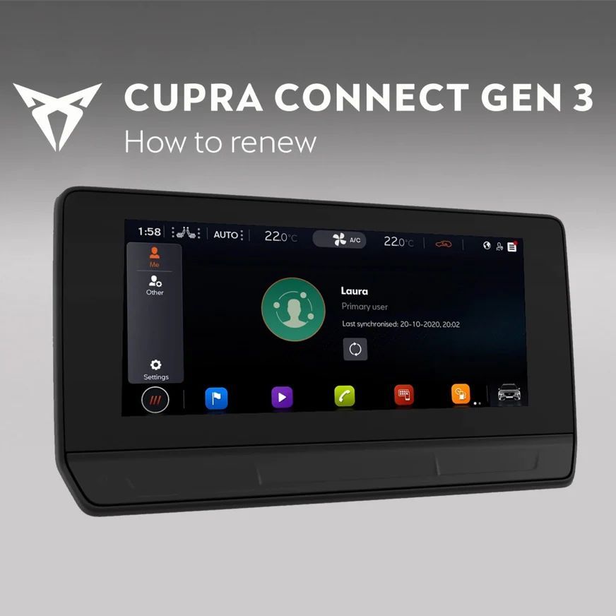 CUPRA CONNECT 3.0 - Formentor, Leon & Ateca | CUPRA